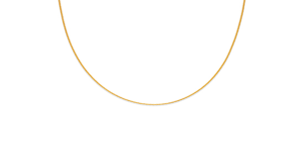 9ct, 45cm Solid Trace Chain | Stewart Dawsons