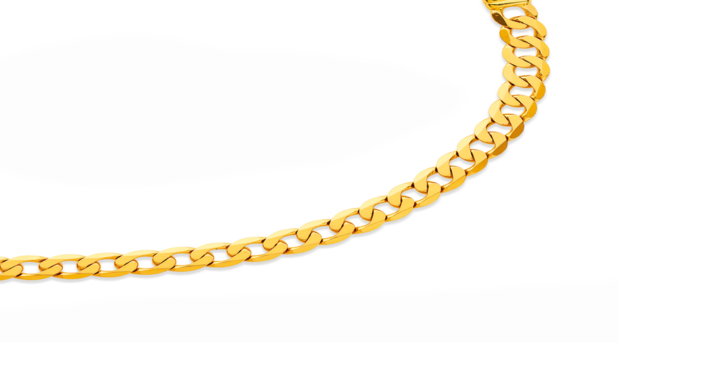 9ct, 55cm Curb Chain | Stewart Dawsons