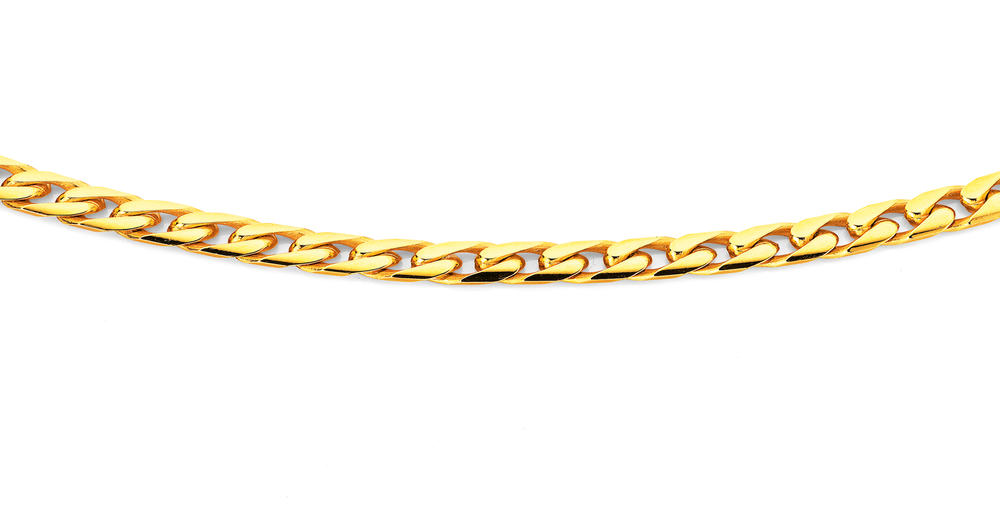9ct, 55cm Oval Curb Italian Chain | Stewart Dawsons