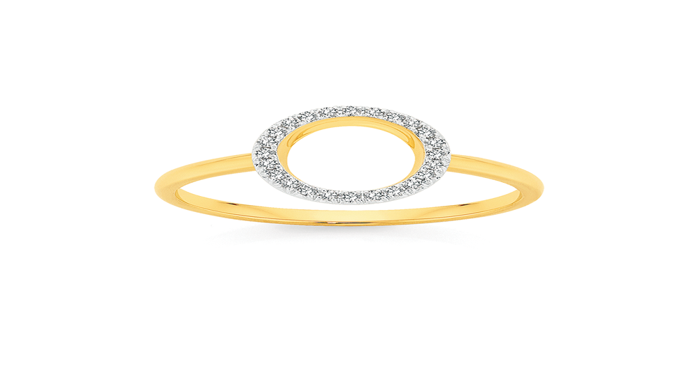 9ct, Diamond Circle Ring | Stewart Dawsons