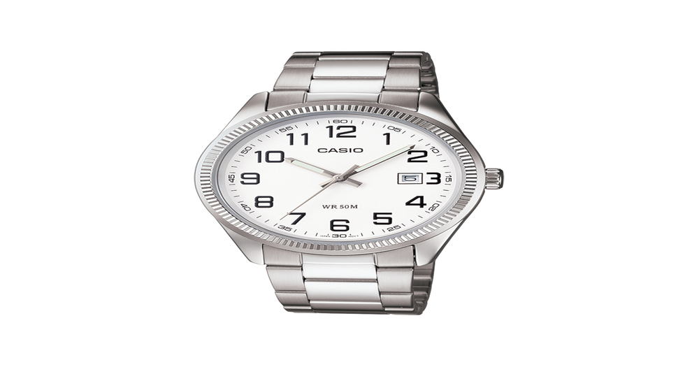 Casio Gents 50m Water Resistant Watch Mtp1302d-7b in Silver | Stewart ...