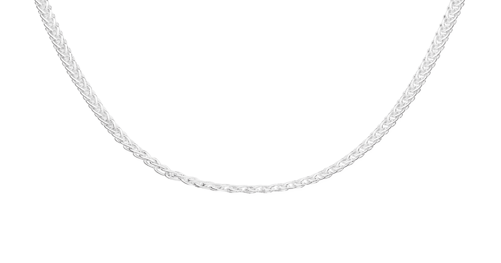 Silver 45cm Wheat Chain | Stewart Dawsons